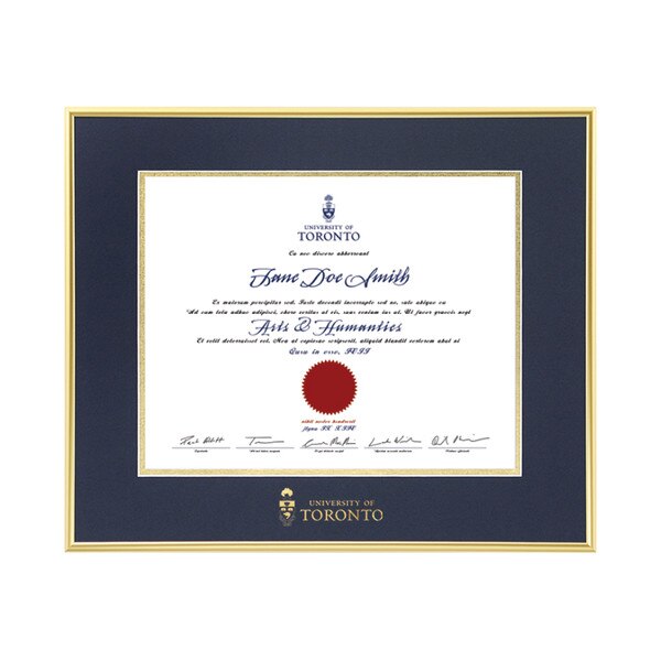 Diploma Frame | Metal