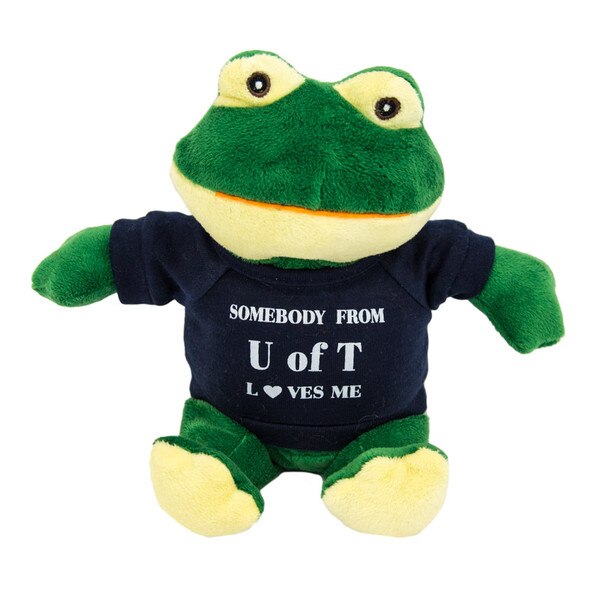 Froggy Cuddle Pals Plush With U of T T-Shirt