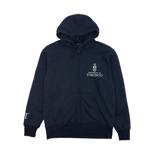 Embroidered UofT Full Zip Hoodie | Varsity Collection